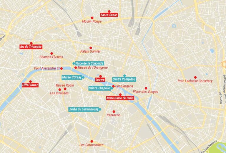 25 Top Tourist Attractions in Paris (+Map) - Touropia