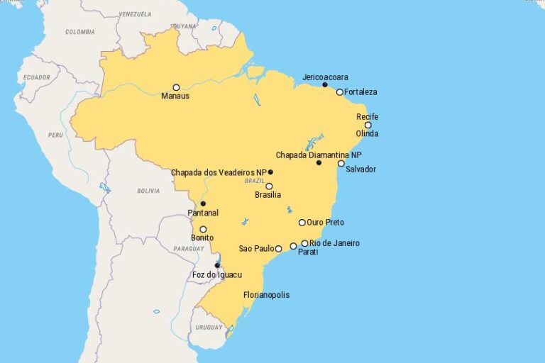 17 Best Places to Visit in Brazil (+Map) - Touropia