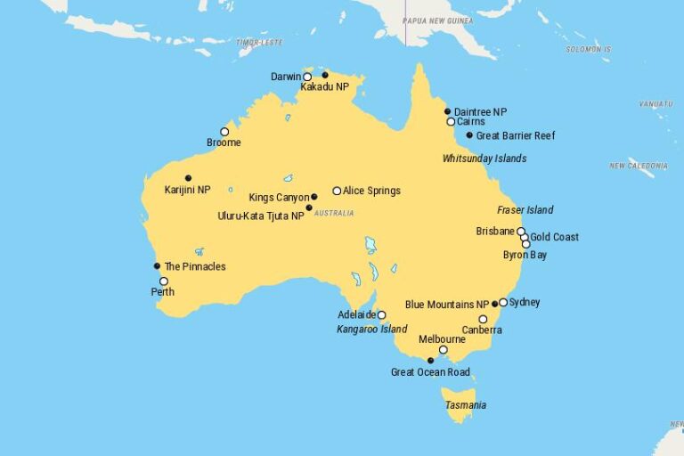 25 Best Places to Visit in Australia (+Map) - Touropia