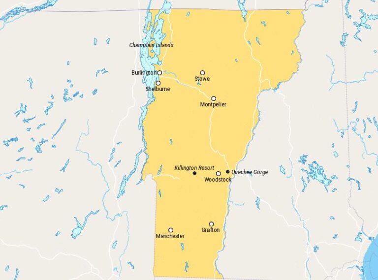 10 Best Places to Visit in Vermont (+Map) - Touropia