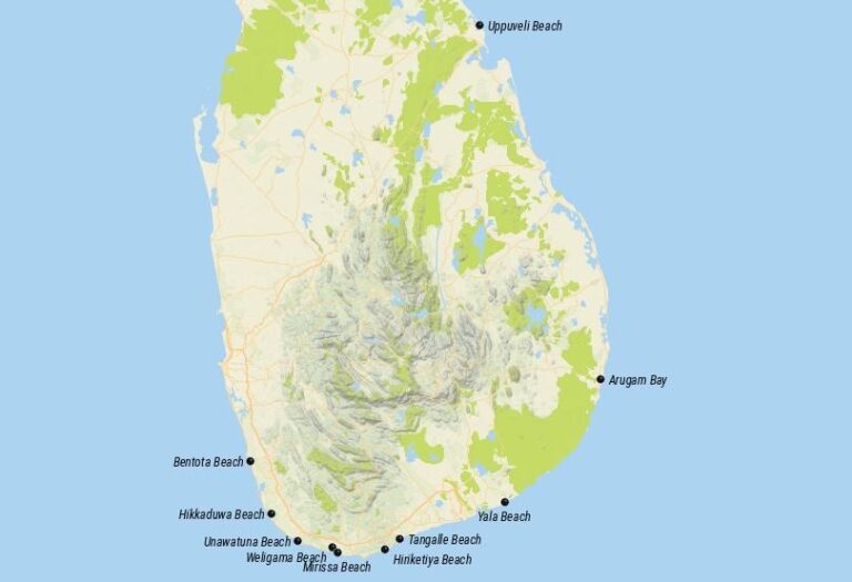Life Moves to an Easier Rhythm Along Sri Lanka Beaches (+Map) - Touropia