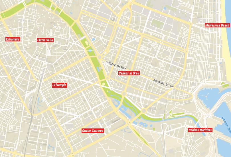 Where to Stay in Valencia: Best Neighborhoods & Hotels (+Map) - Touropia